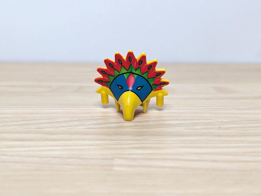 LEGO Vintage 1999 Jungle Headdress With Blue Mask and Red and Green ...