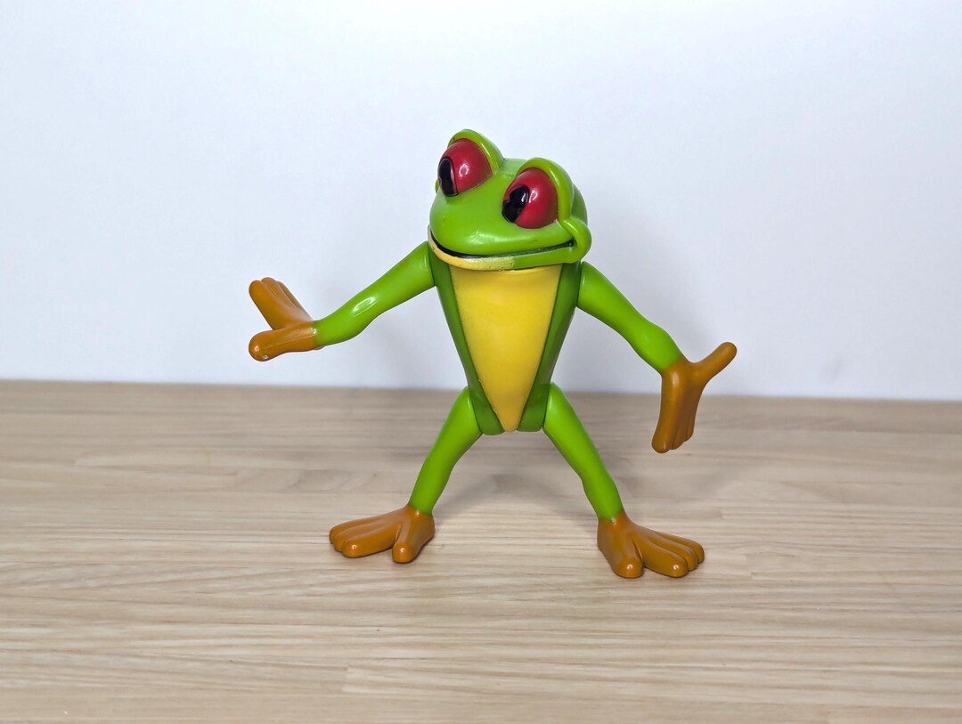 Vintage 2000 Rainforest Cafe Cha Cha Frog Wild Bunch Animal PVC Toy - Etsy