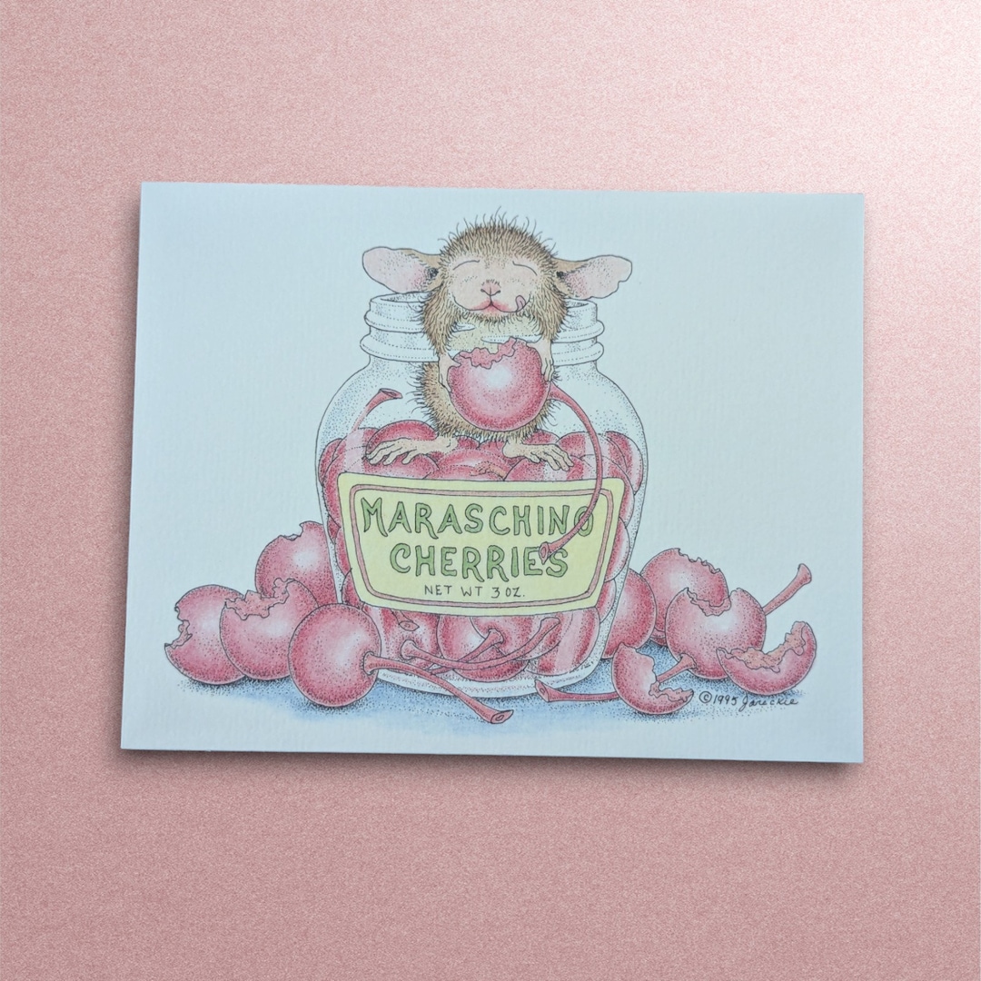 Vintage House Mouse Greetings Cards Choose a Card - Etsy