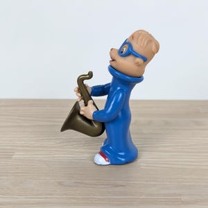 Vintage 1991 Alvin and the Chipmunks Simon Playing Saxophone PVC ...