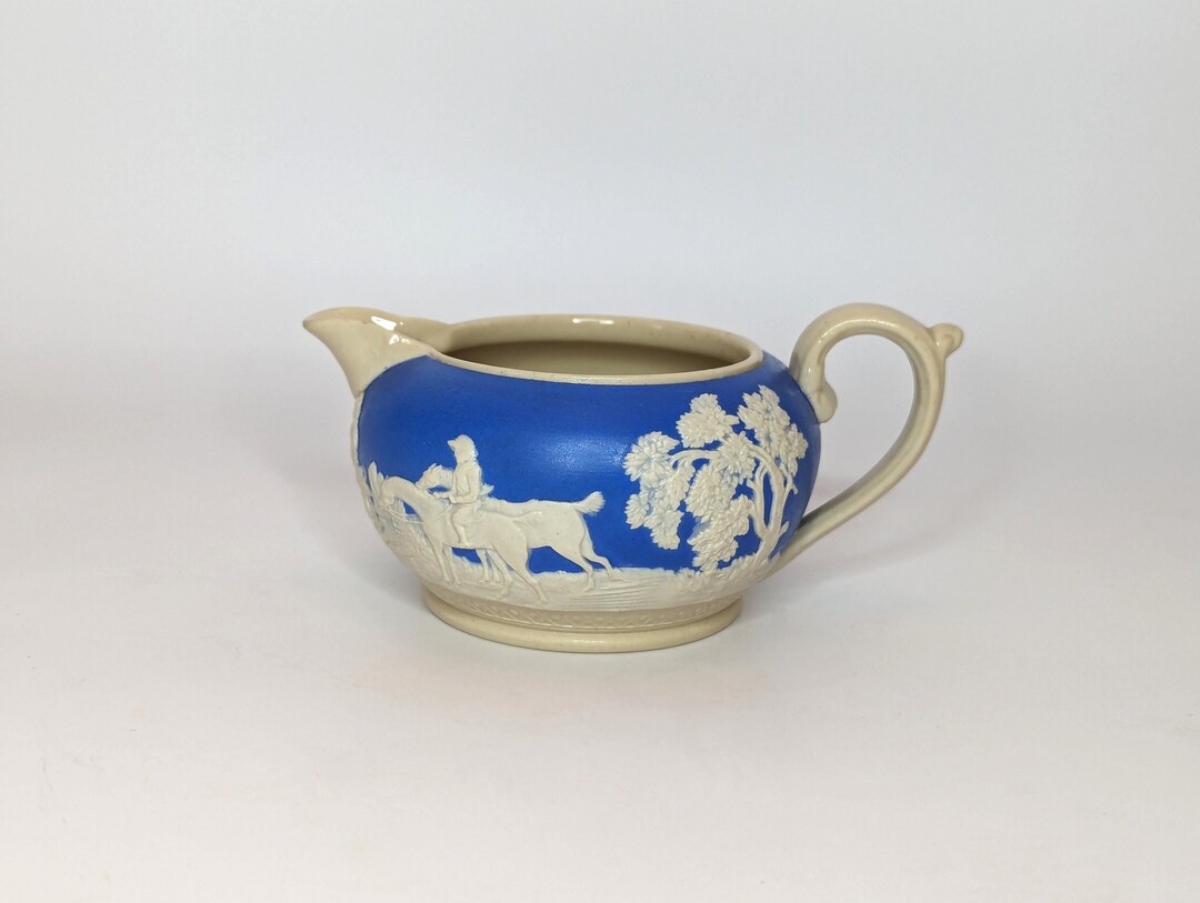 Early 1900s Copeland Spode England Blue Jasperware Creamer - Etsy