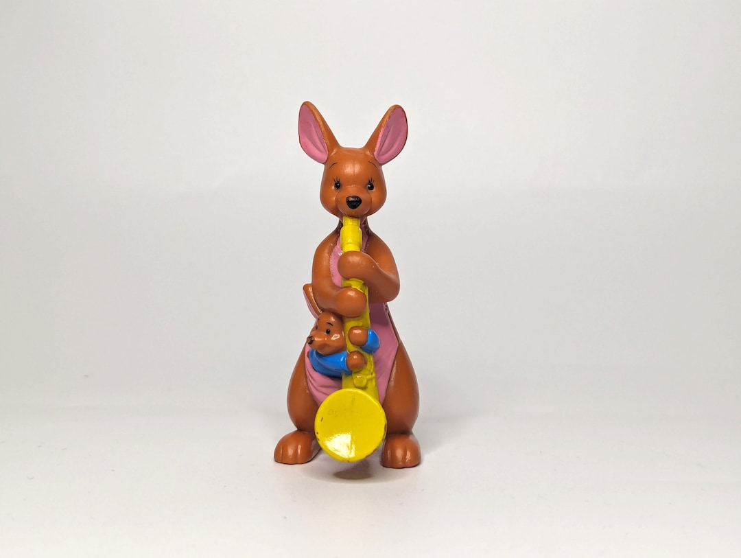 Walt Disney Winnie the Pooh - Kanga and Roo Playing Saxophone PVC ...