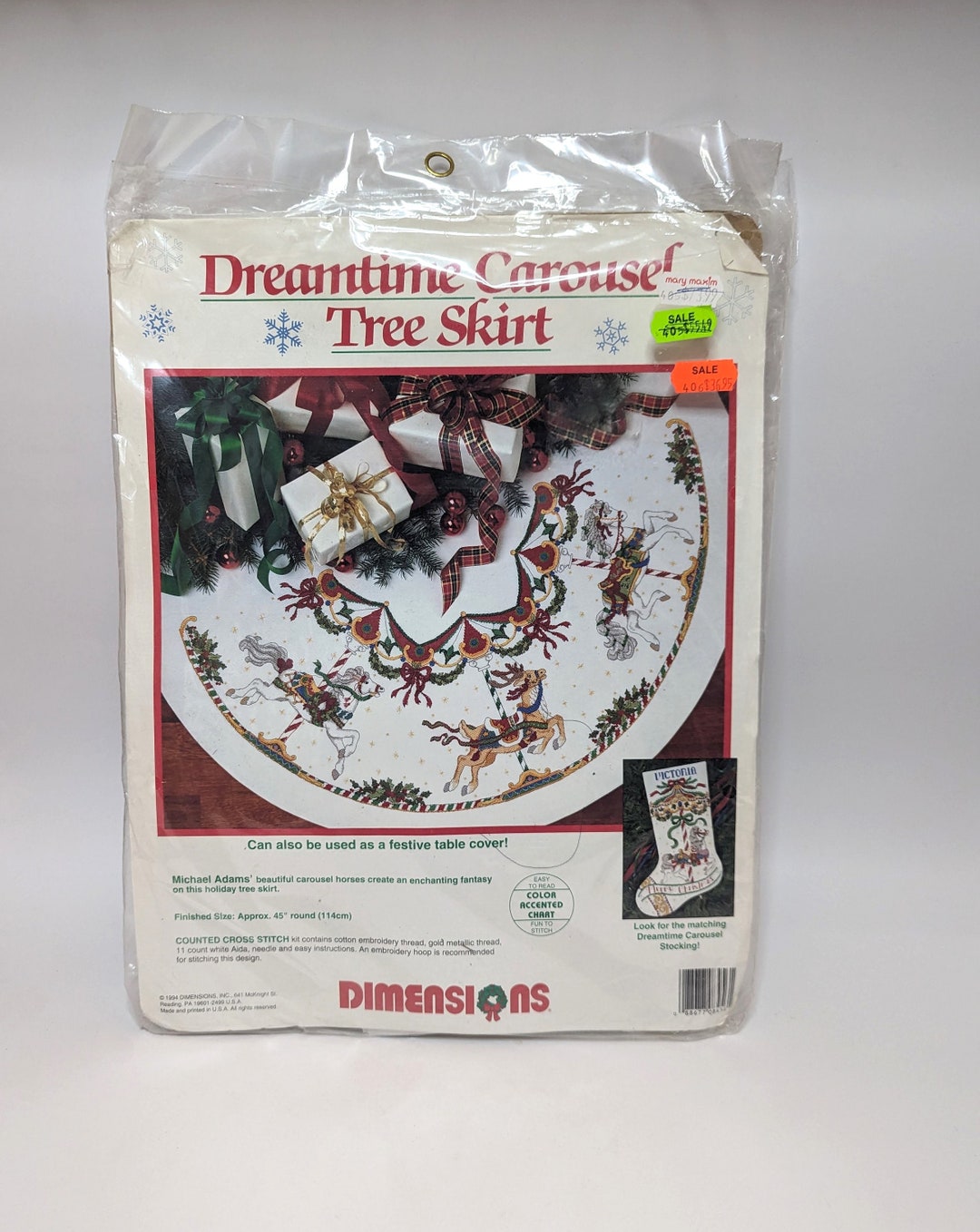 Dimensions Dreamtime Carousel Counted Cross Stitch Christmas - Etsy