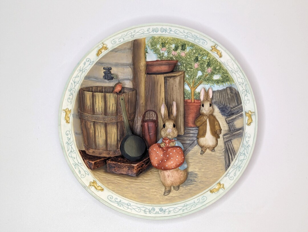 Peter Rabbit Beatrix Potter "amongst the Flower Pots" 1997 7th Issue ...