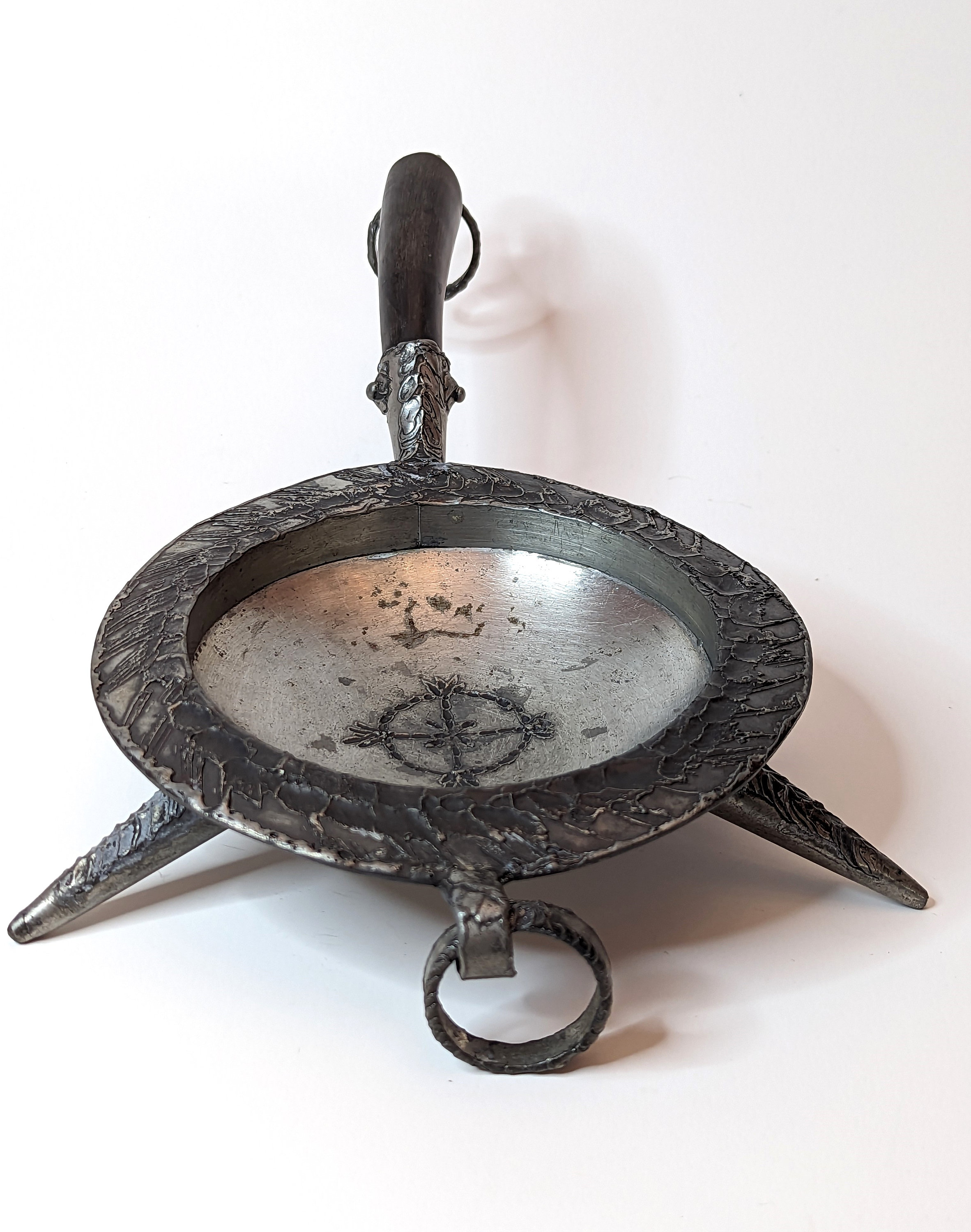 Vintage Terne Tinn Norway Viking Design Brazier Horn Handle - Etsy