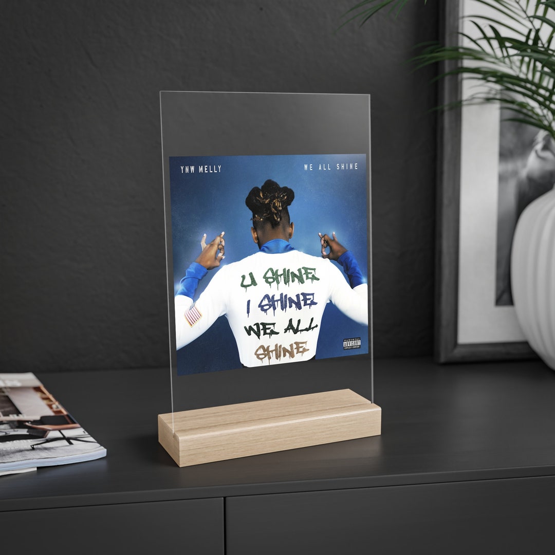 YNW Melly We All Shine Album Cover Aufsteller Mit - Etsy
