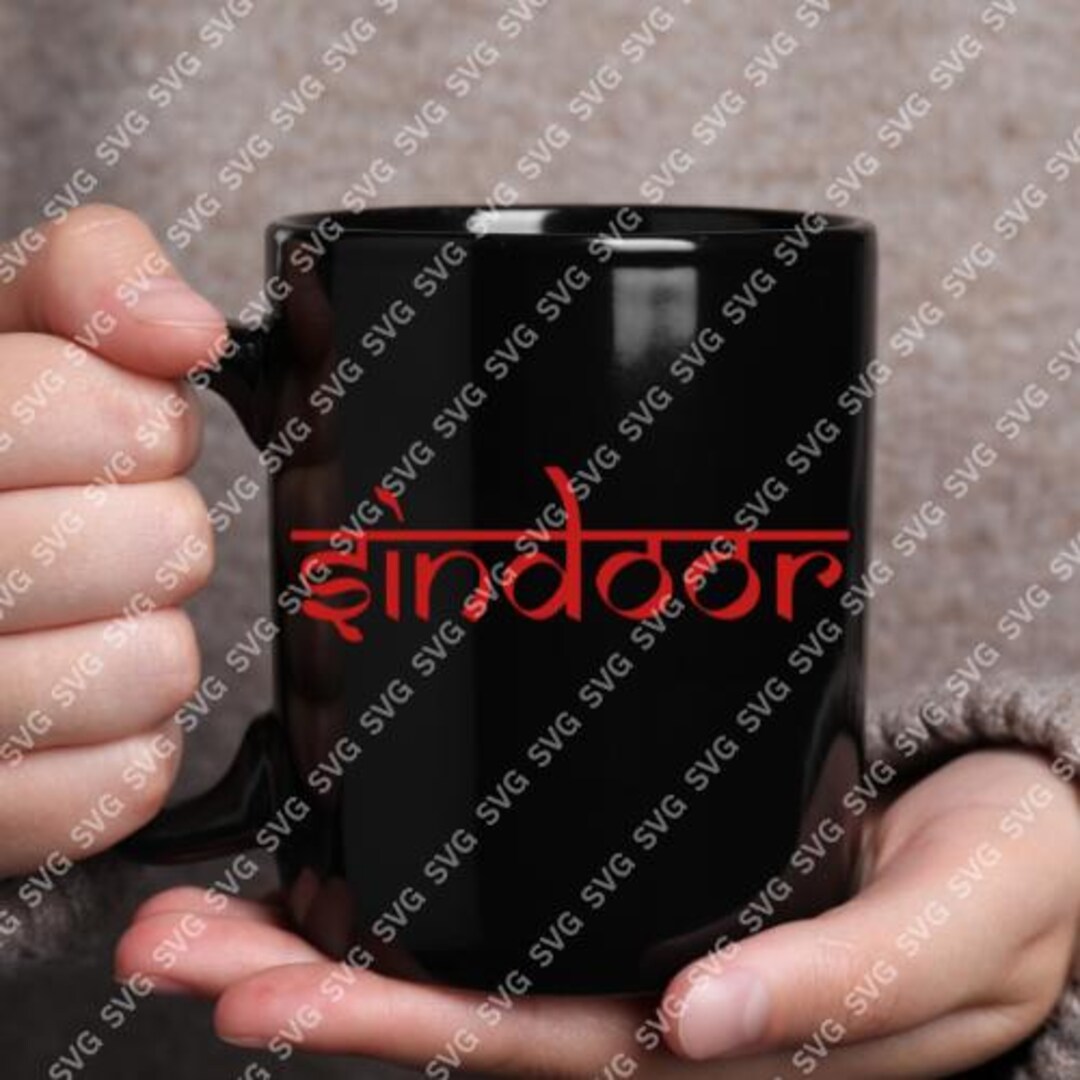 Sindoor SVG Clipart | Hindu Wedding Ritual SVG | Indian Cultural Red ...