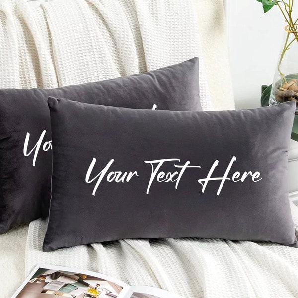 Text Pillow - Etsy