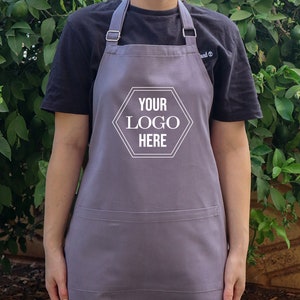 Personalized Apron, Custom Logo Apron, Customize Logo Apron, Restaurant ...