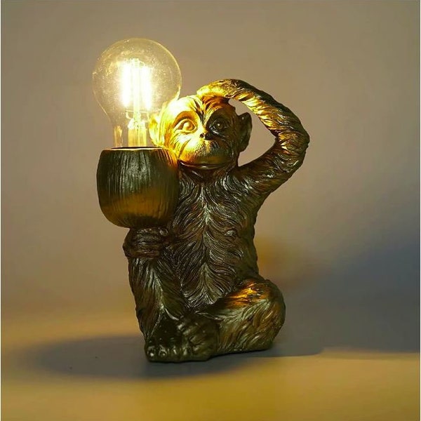Monkey Lamp - Etsy