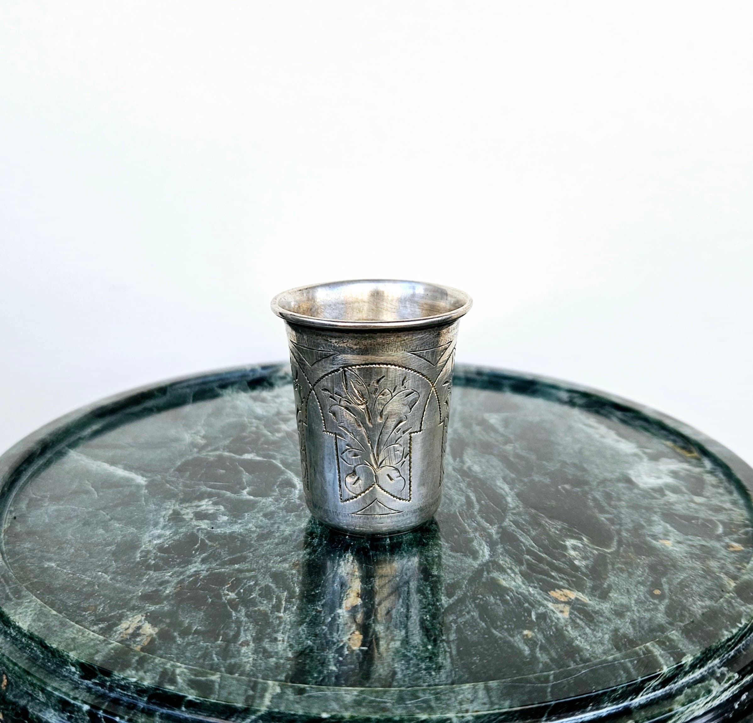 Antique Imperial Russian 84 Sterling Silver. Cup of Vodka - Etsy