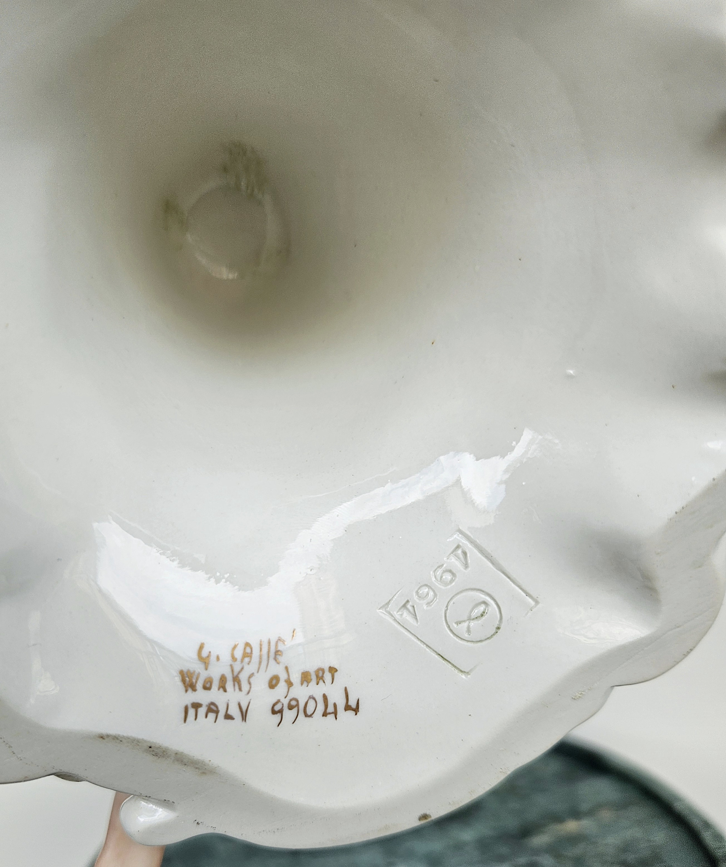 Capodimonte Vintage Porcelain Figurine Giuseppe Cappe G Calle Couple in ...