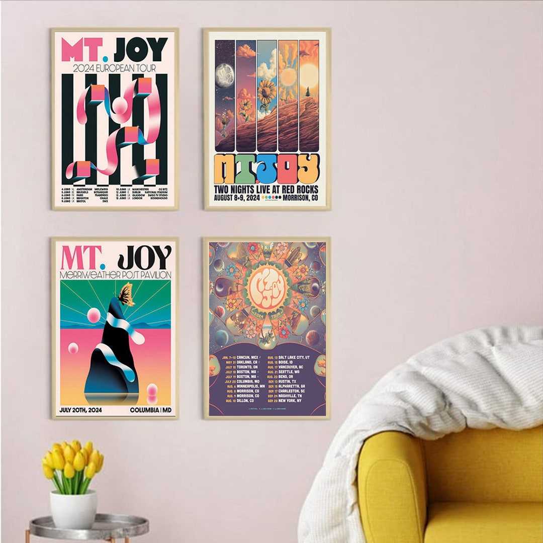 Custom Mt-joy 2024 European Tour Poster, Home Decor, Wall Art - Etsy