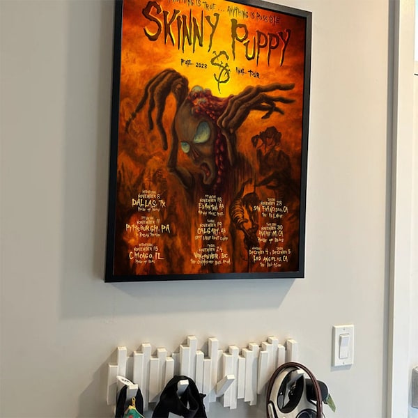 Skinny Puppy Tour Poster - Etsy