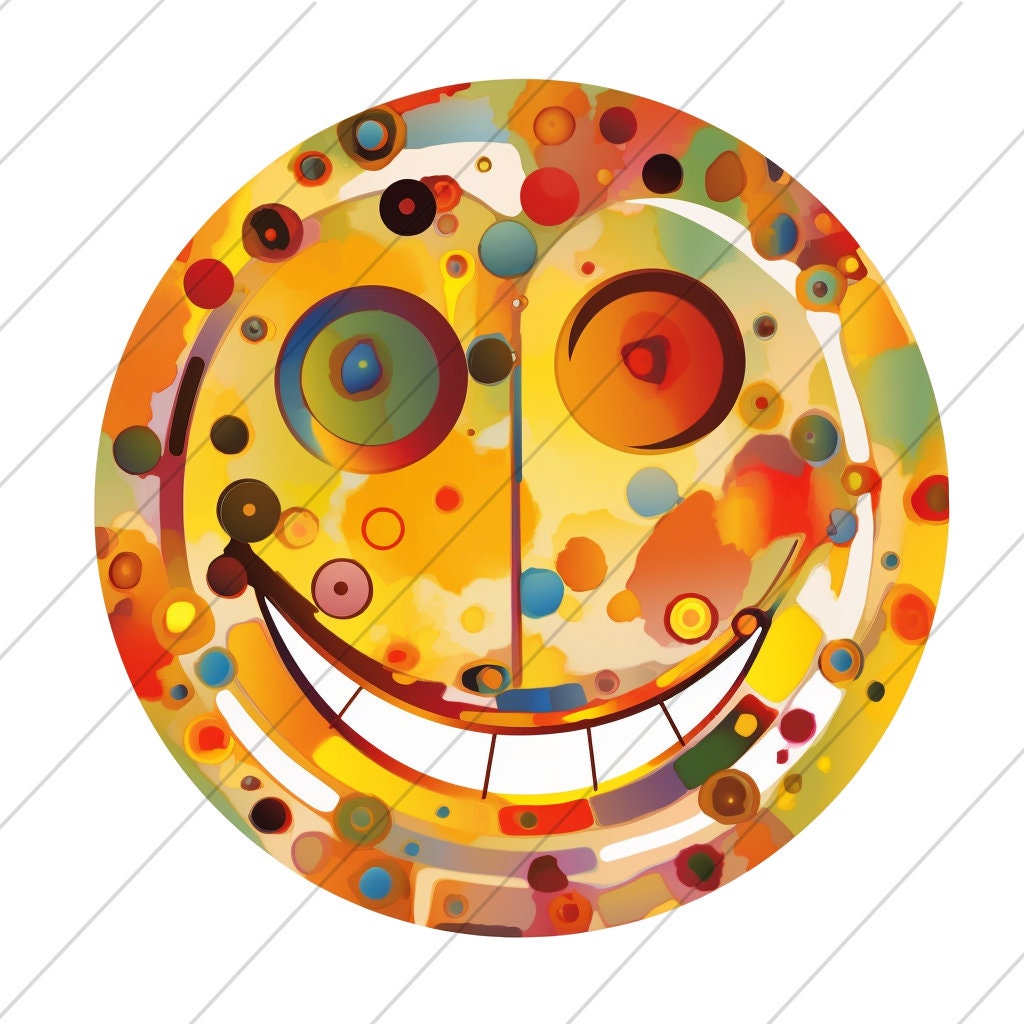 Abstract Smiley Face Clipart SVG Pictures, Scrapbooking SVG, Emoticon ...