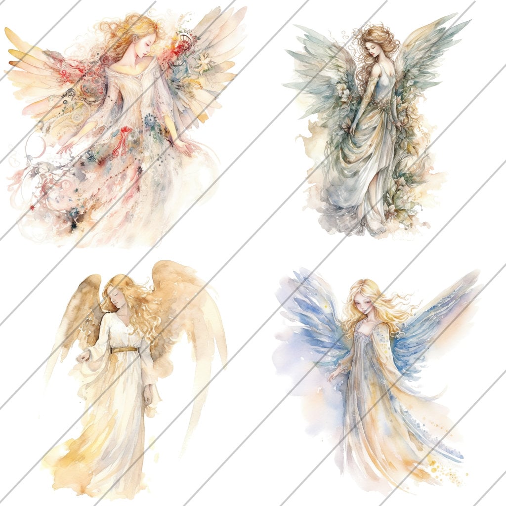 Female Guardian Angel Drawings