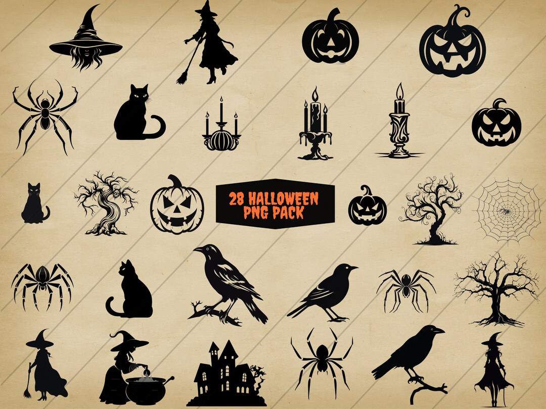 Halloween Themed 28 SVG Bundle Halloween SVG Halloween - Etsy