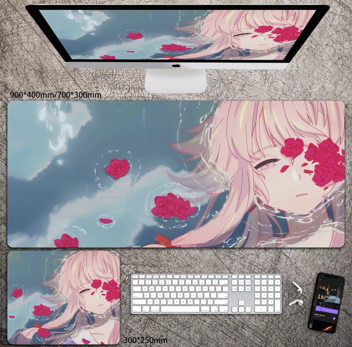 Custom Anime Deskmat Mousepad XXL - Etsy