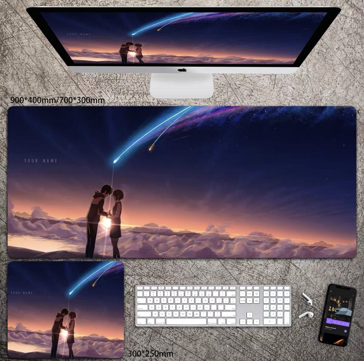 Custom Anime Deskmat Mousepad XXL - Etsy