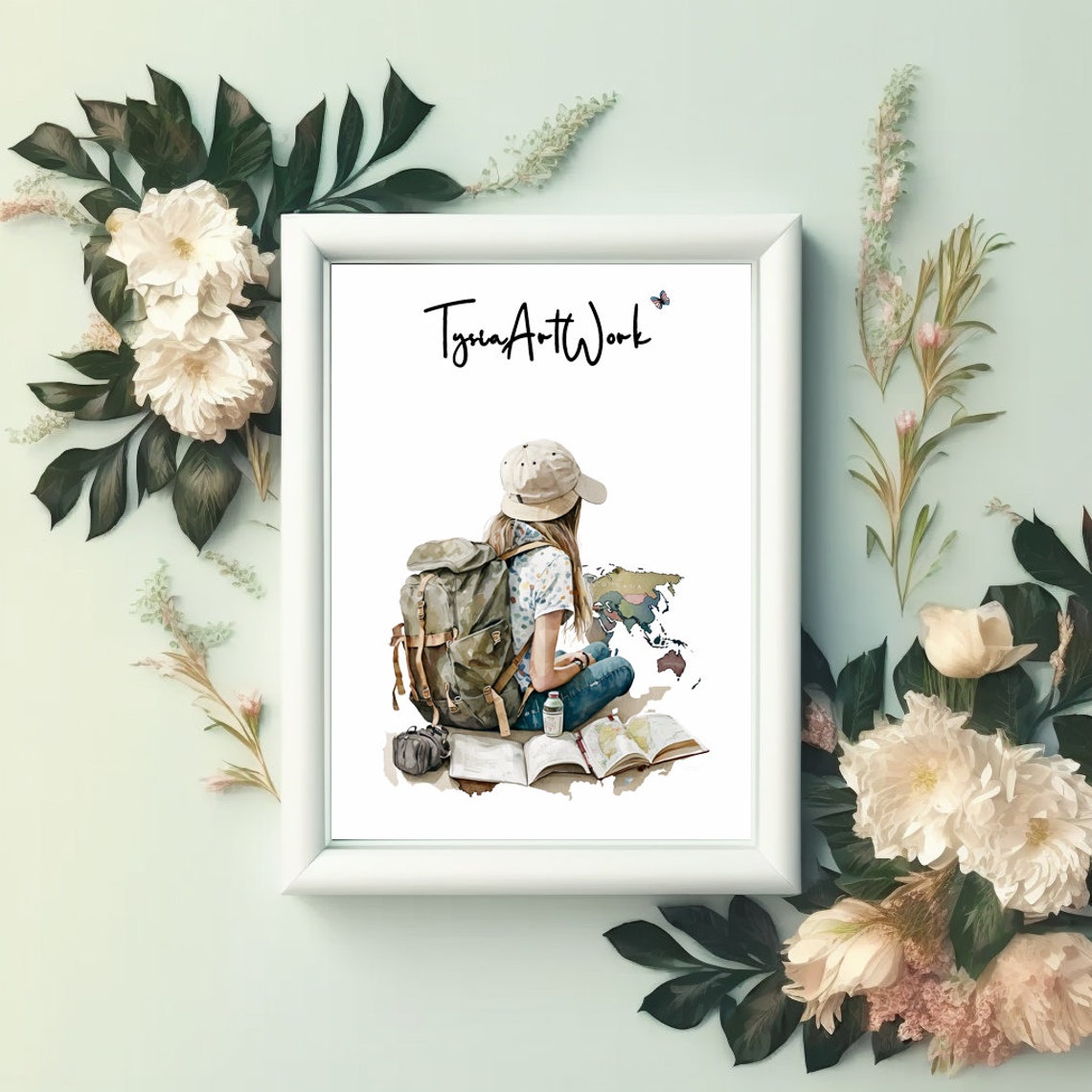 Traveler Clipart Watercolor World Traveler PNG Clipart - Etsy