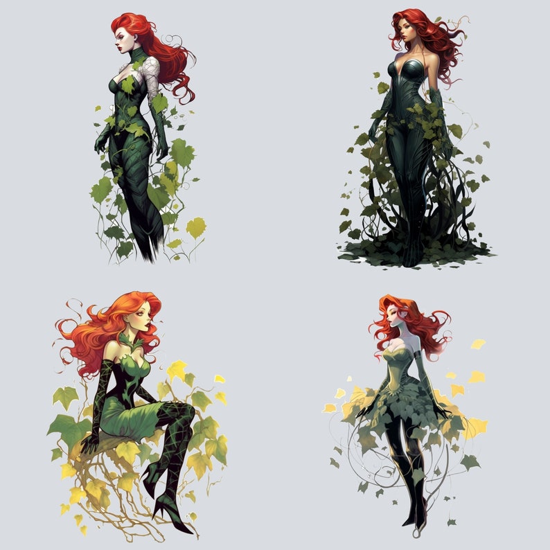 Green Villain Clipart, PNG, Full Commercial Use, Watercolor Fantasy ...