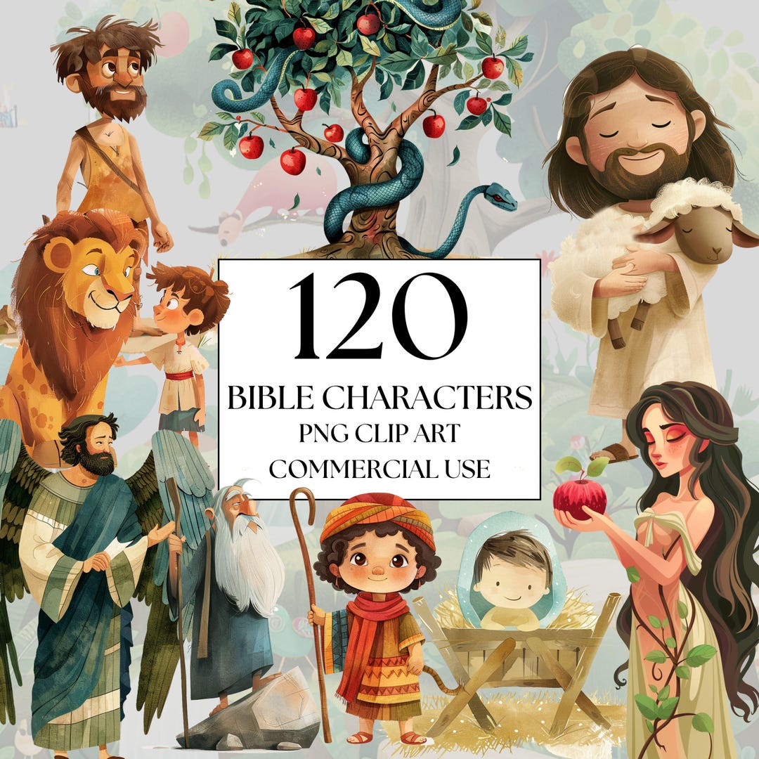 Bible Characters Clipart, Biblical Graphics, Bible Stories, Christian ...