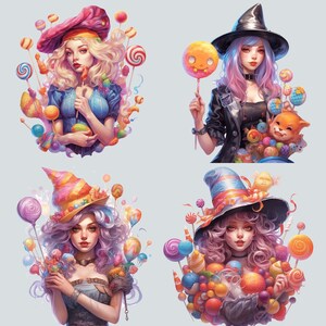 Candy Witch Clipart PNG Fantasy Full Commercial Use Fantasy Clipart ...