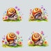 Funny Snail Clipart Watercolor Snail Clipart Snails PNG - Etsy