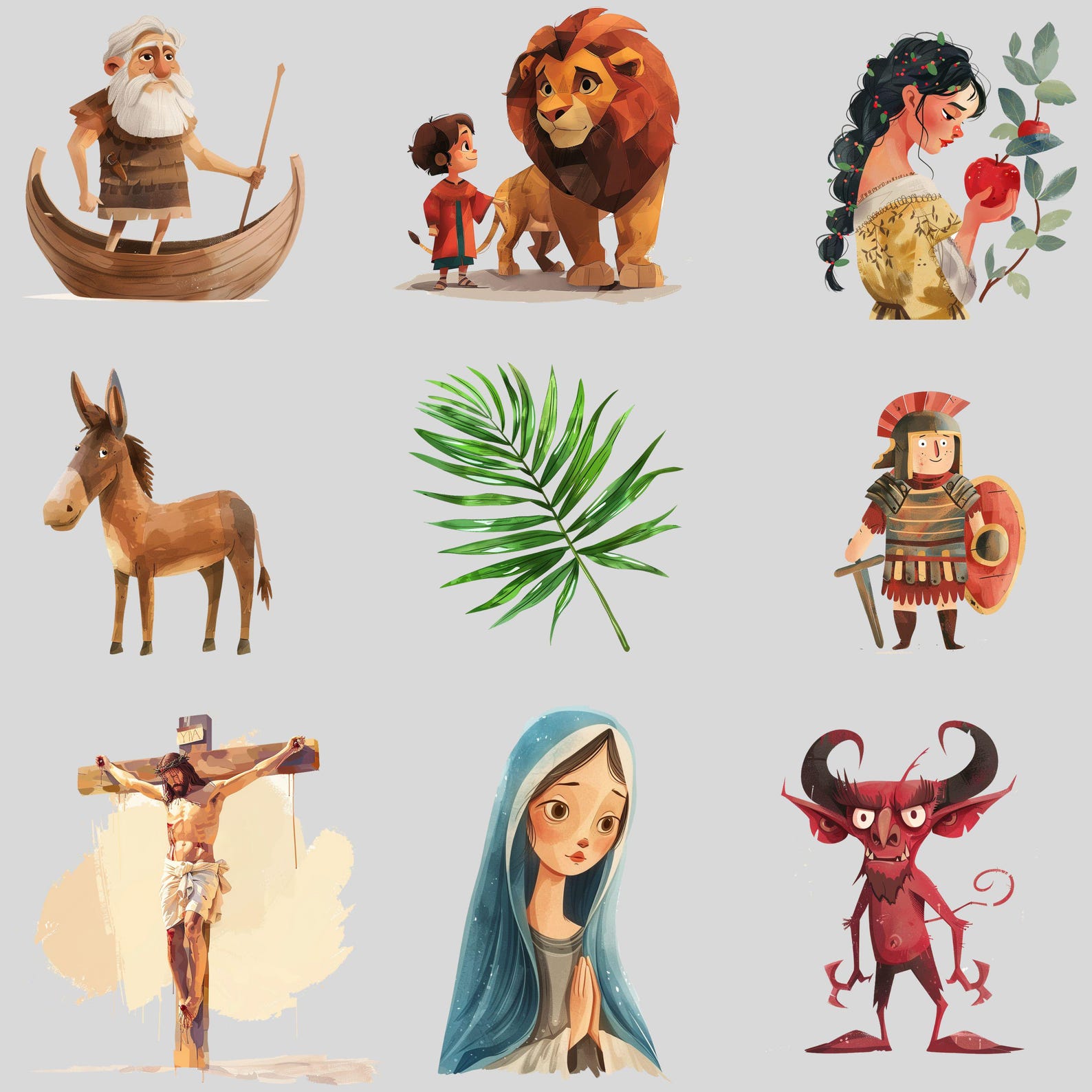 Bible Characters Clipart, Biblical Graphics, Bible Stories, Christian ...
