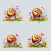 Funny Snail Clipart Watercolor Snail Clipart Snails PNG - Etsy