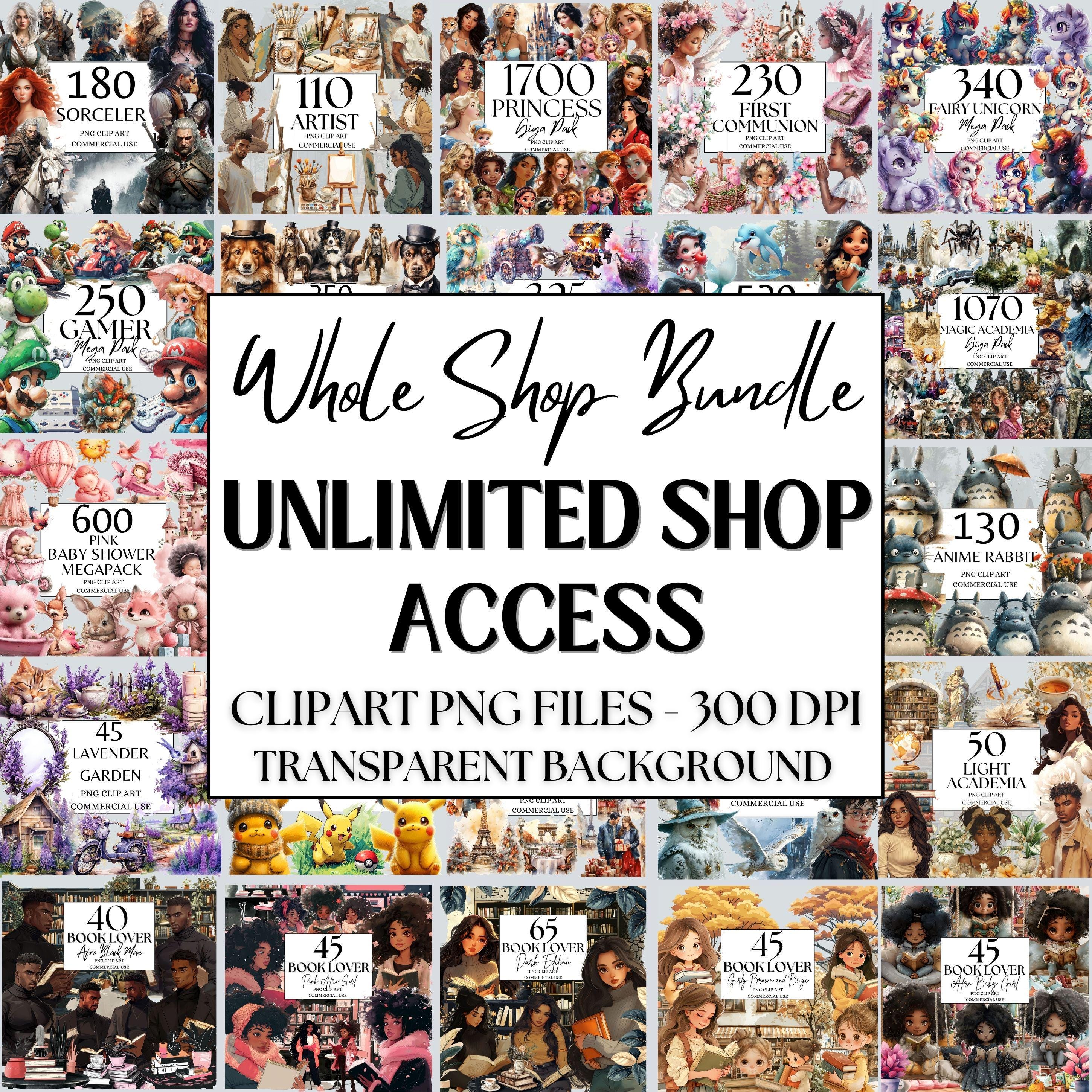 WHOLE SHOP BUNDLE - 60000+ Clipart Mega Bundle - Mega Collection of ...