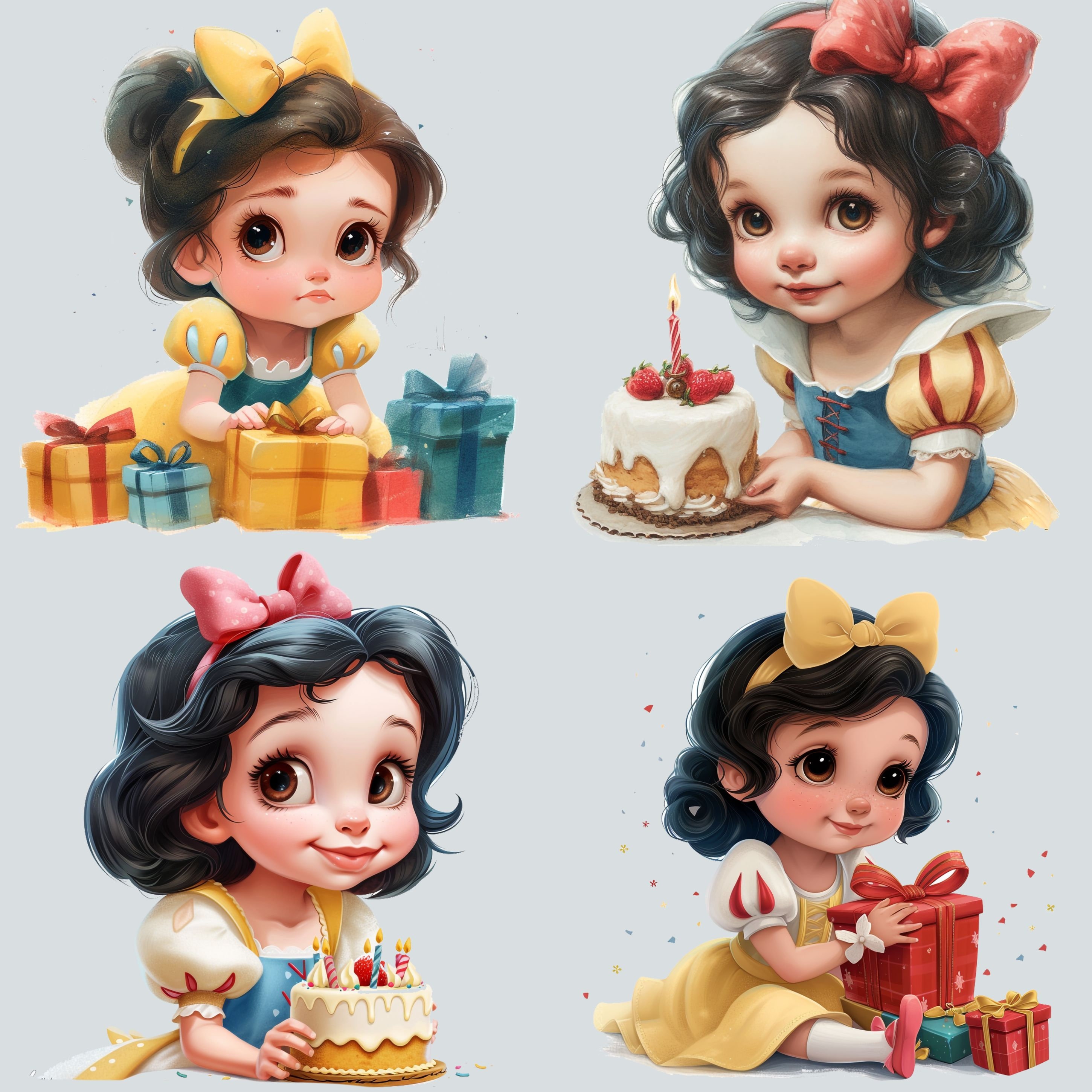 Baby Princess Birthday Clipart, PNG Clipart Full Commercial Use Instant ...
