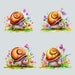 Funny Snail Clipart Watercolor Snail Clipart Snails PNG - Etsy