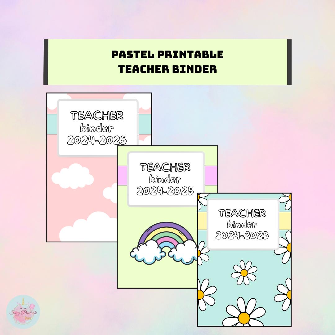 Teacher Binder, Ultimate Teacher Binder, Binder Cover, Complete Teacher ...