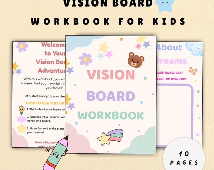 2025 Vision Board Template: Social Emotional Learning Goal Setting ...