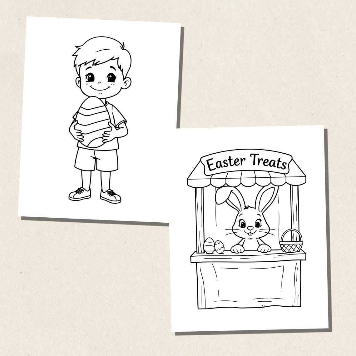 30 Easter Coloring Pages for Kids | Printable Easter Fun | Bunny ...