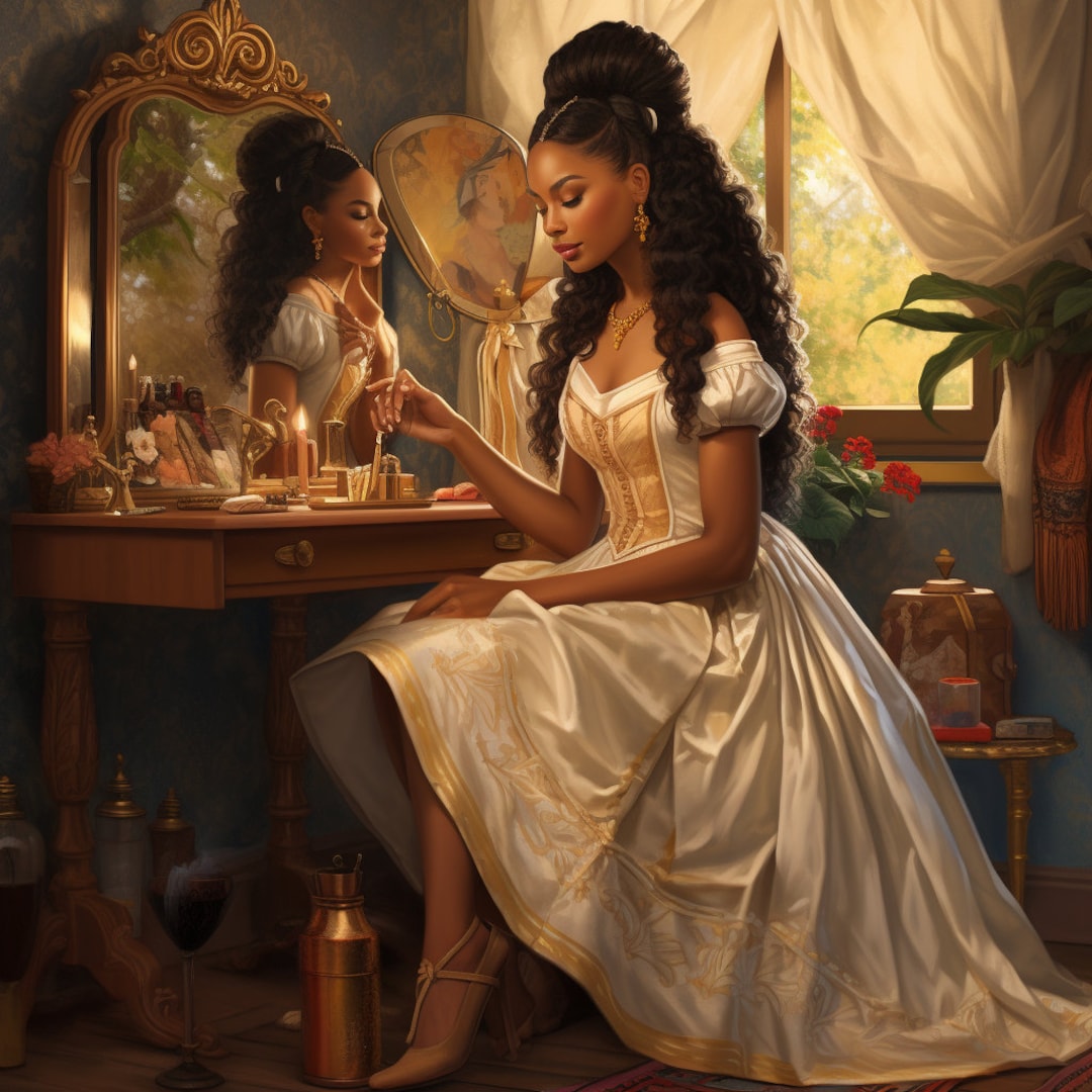 A Beautiful Black Royal Queen Wall Arts Digital Downloads - Etsy