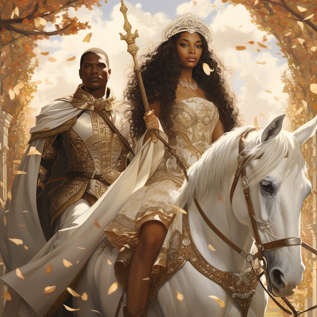 A Beautiful Queen and His King Wall Arts Digital Downloads - Etsy