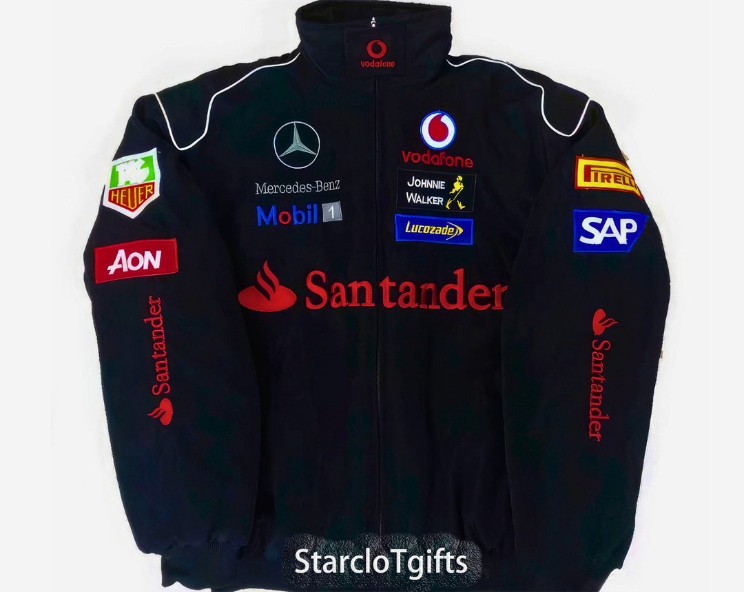 Mercedes Racing Jacket Vintage Nascar Ferrari Jacket Bomberf1 - Etsy