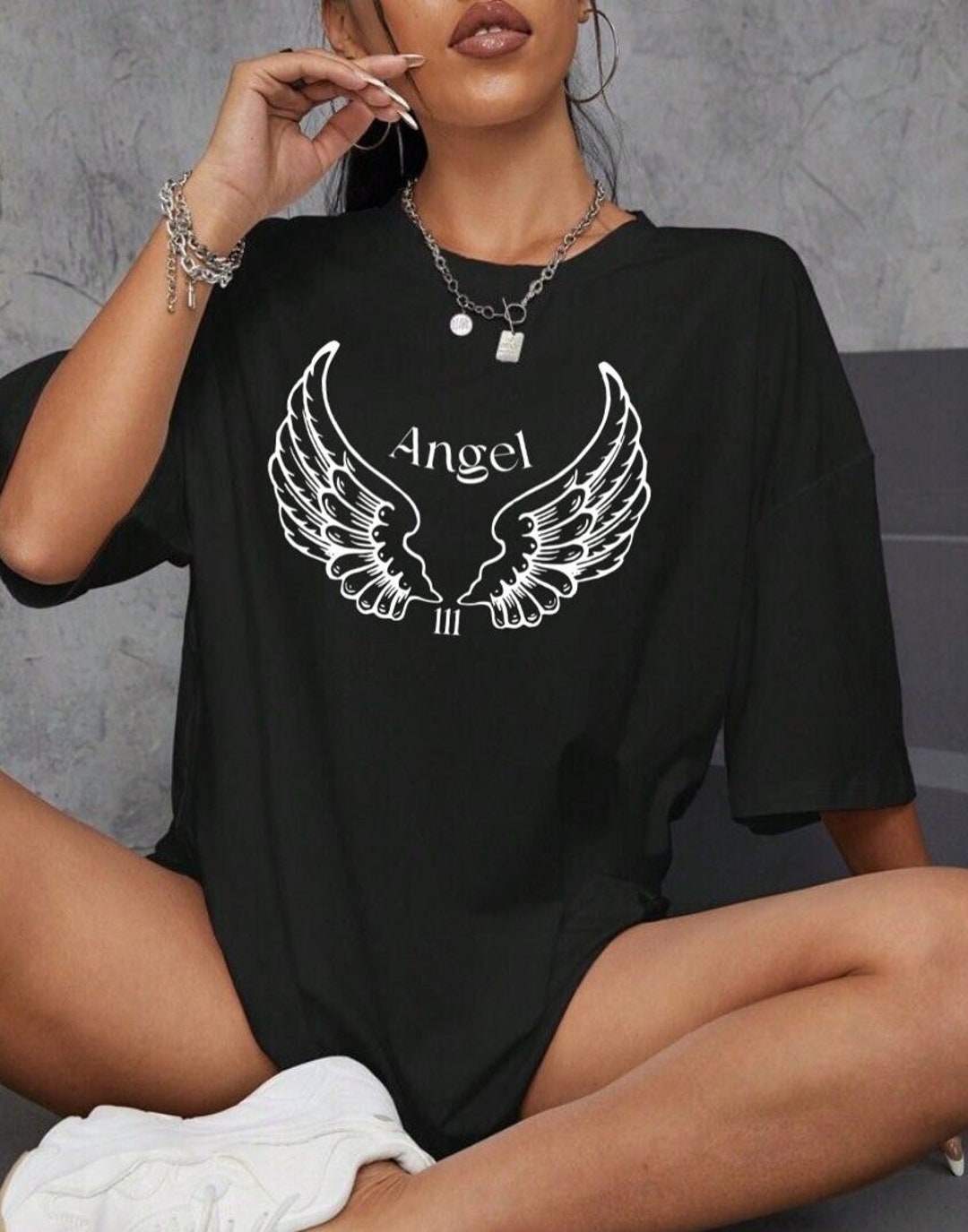 Cute T-shirt, Aesthetic Angel Shirt, Gifts for Her, 111 Angel, Angel ...