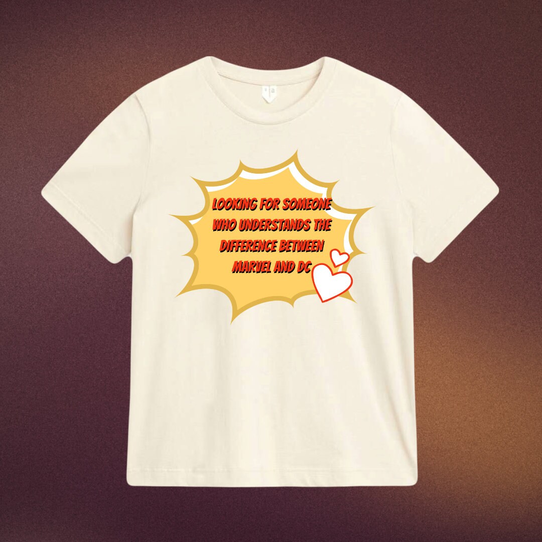 Vintage Retro Comic T-shirt, Comic Style Shirt, Marvel and Dc Comic ...