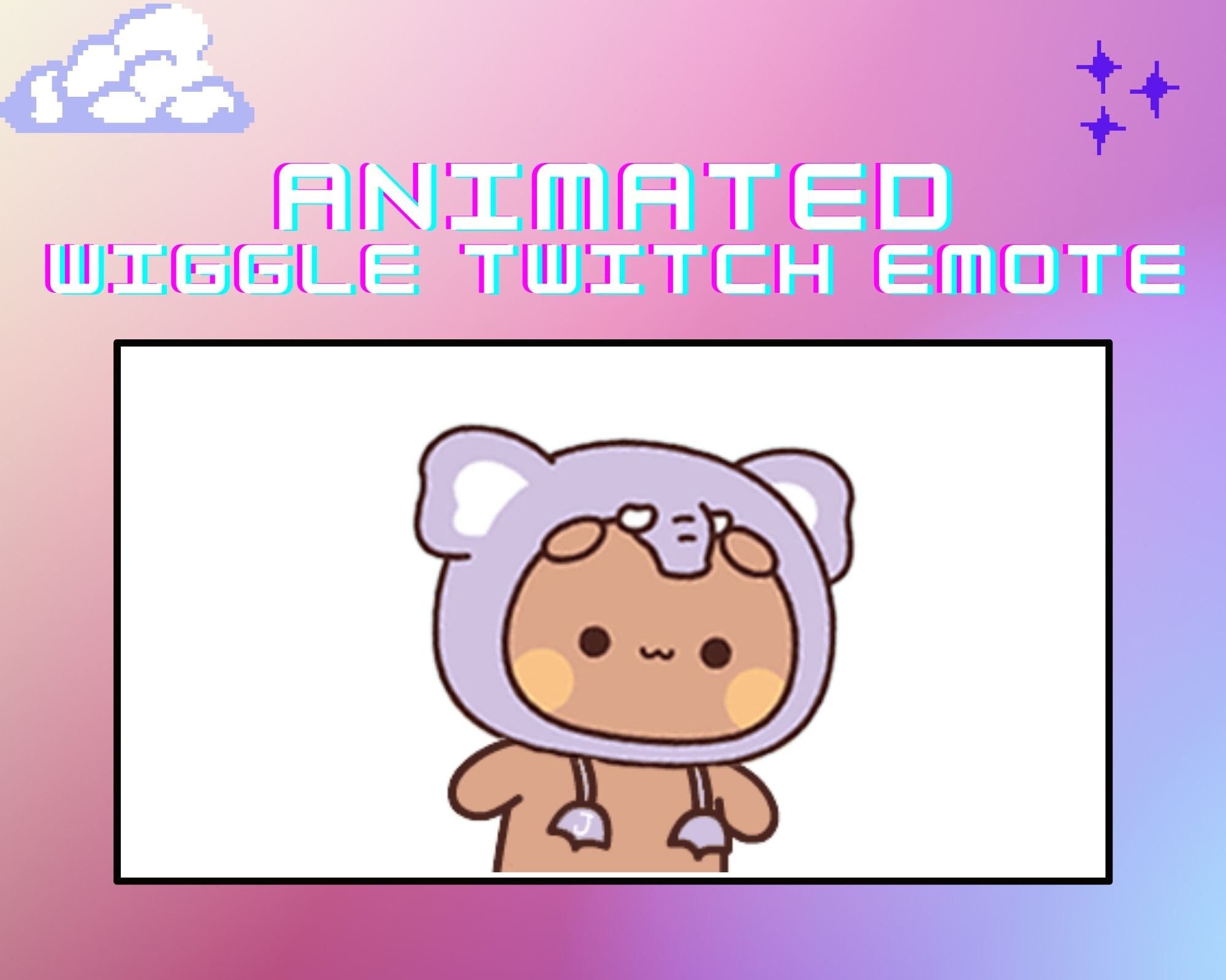 Animated Wiggle Emote for Twitch or Discord | Twitch Emotes | Animated ...