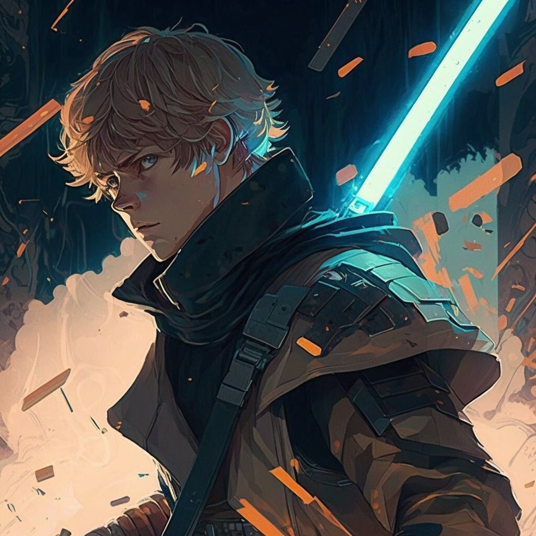 Young Luke anime - Etsy