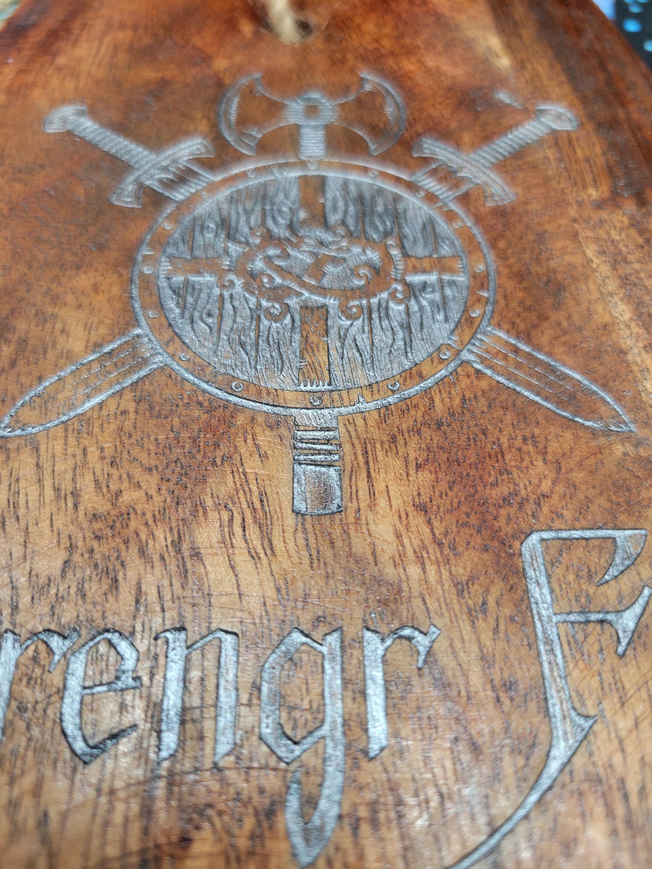 Viking Decor Norse Drengr Fadir Runes With English Translation on ...