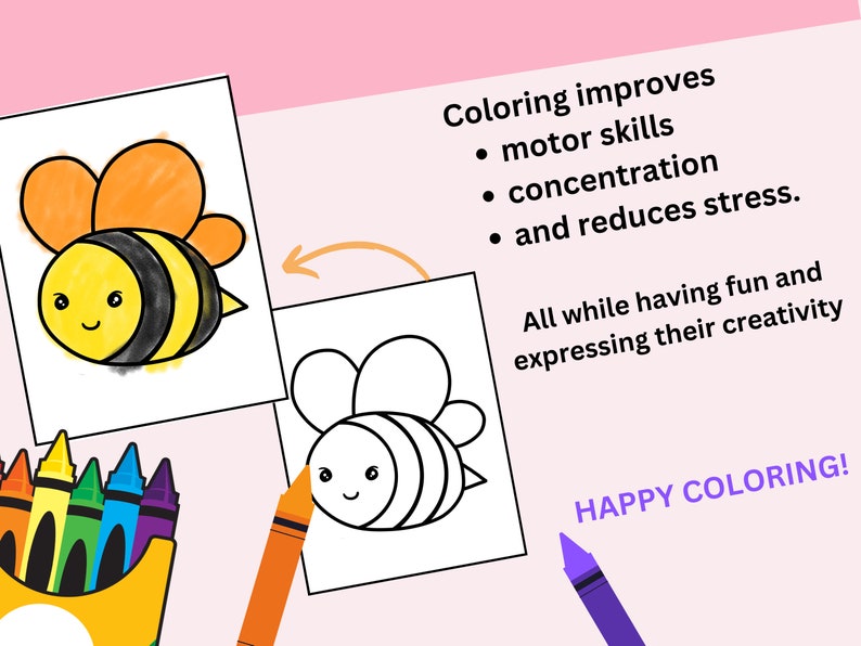 Coloring Page for Kids, Toddlers Activity for Preschoolers, Simple ...
