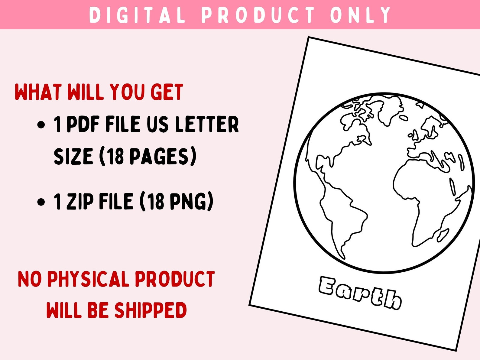 Space Planets Coloring Pages for Kids Worksheets Astronauts Rockets PDF ...