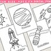 Space Planets Coloring Pages for Kids Astronaut Rocket Activity for ...