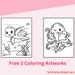 Water Animals Coloring Pages Cute Marine Animals Instant Download ...