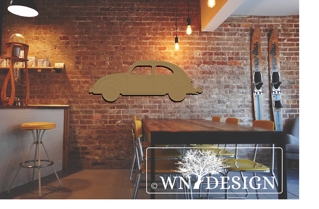 VW Bug Laser-cut Wall Decoration Files - Etsy