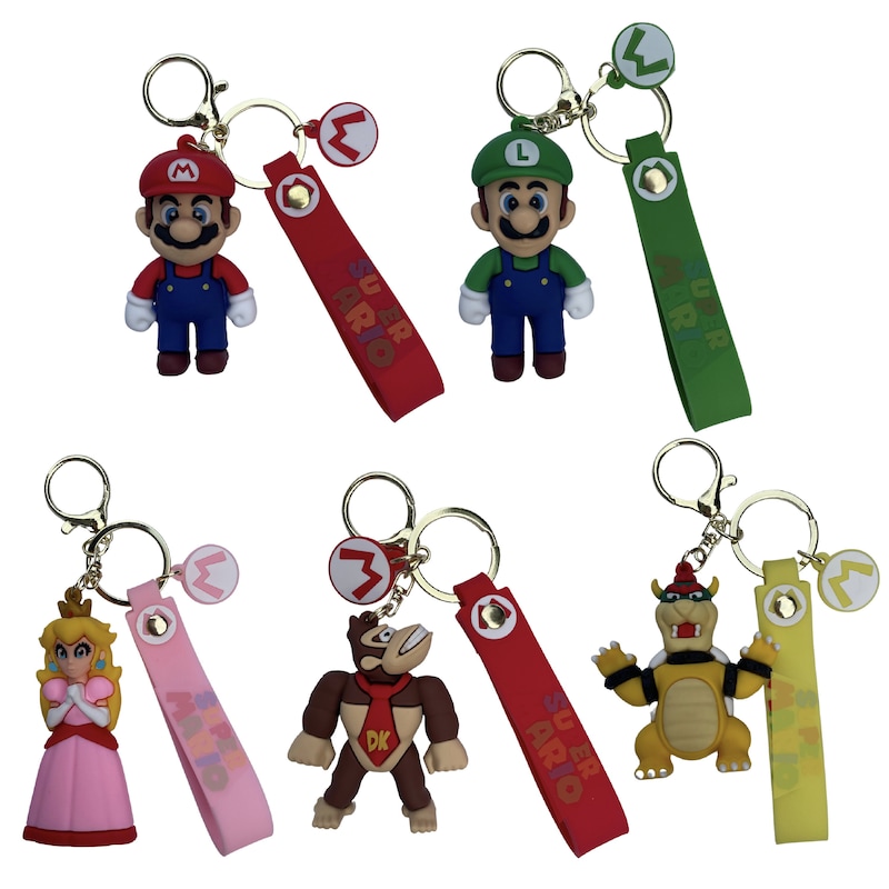 Super Mario Bros. Keychain - Etsy